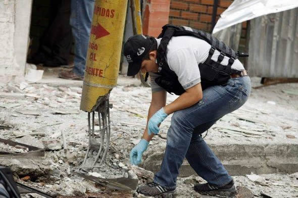 Explosión frente a sede del DAS